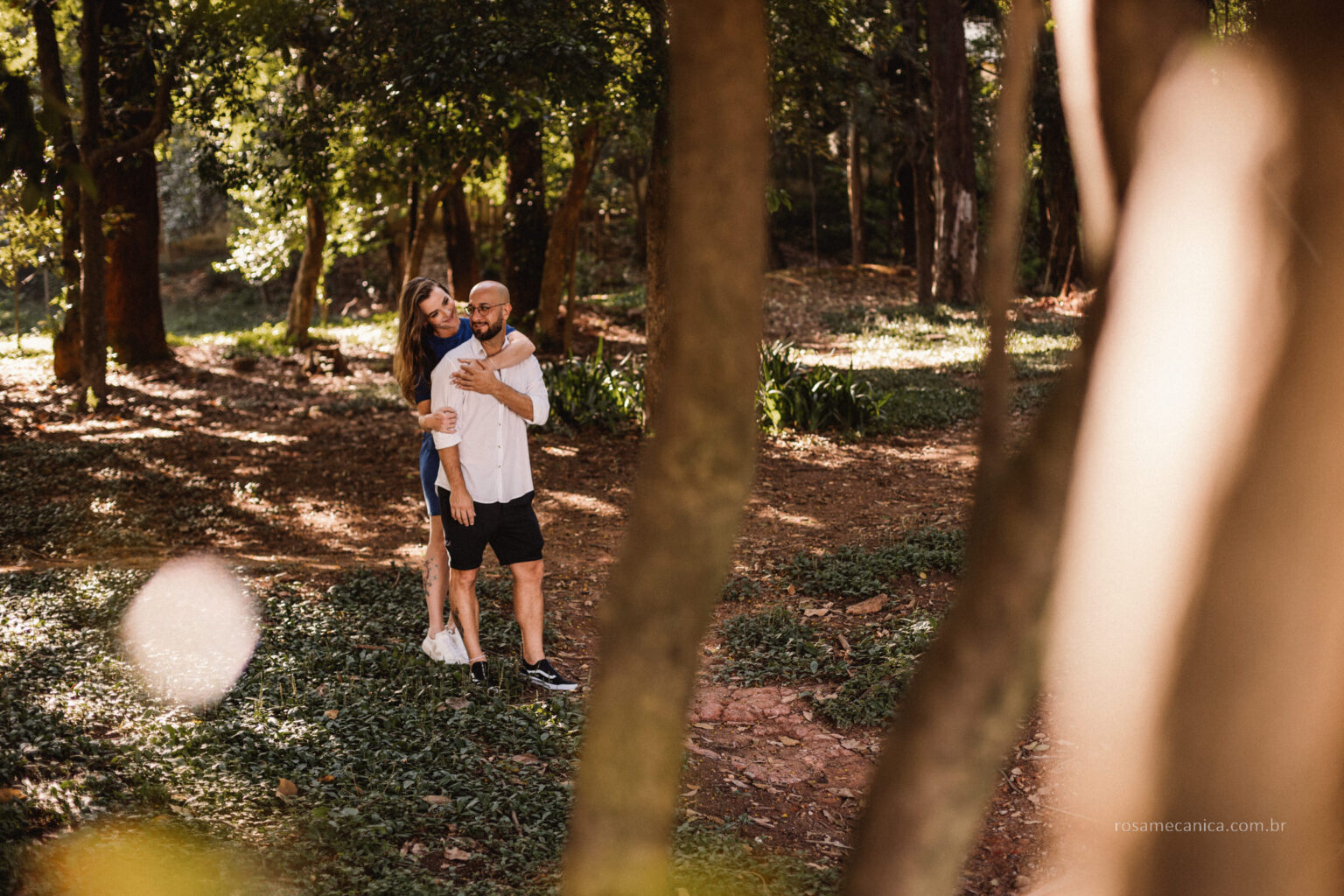 Ensaio no Parque da Independência - Aline e Bruno - Rosamecanica